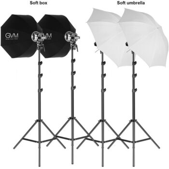 GVM P80S Kit de 4 luces LED - Todo Digital